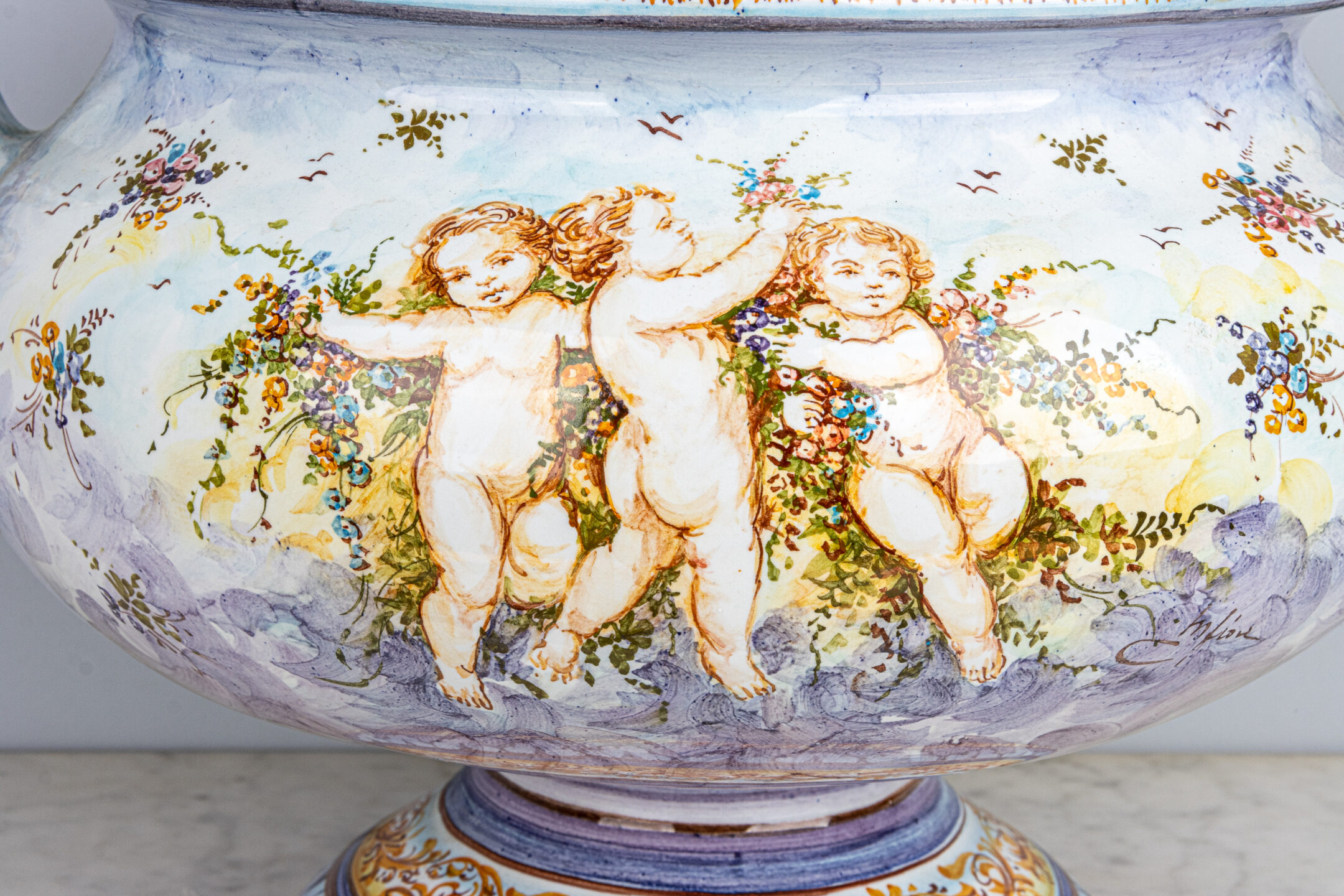 Вінтажна ваза кашпо Antik Salon