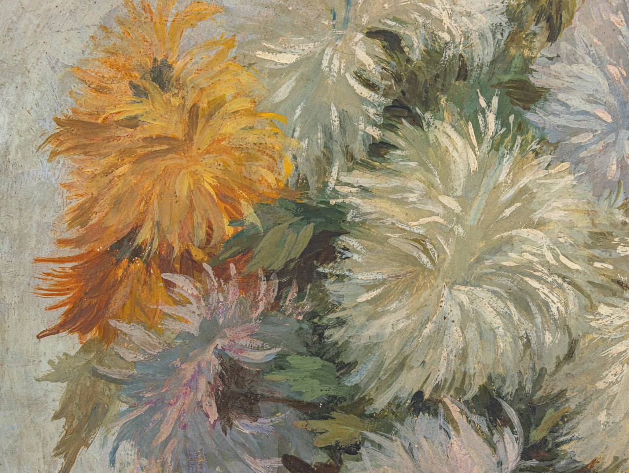 Антикварна картина «Квітковий букет Antik Salon