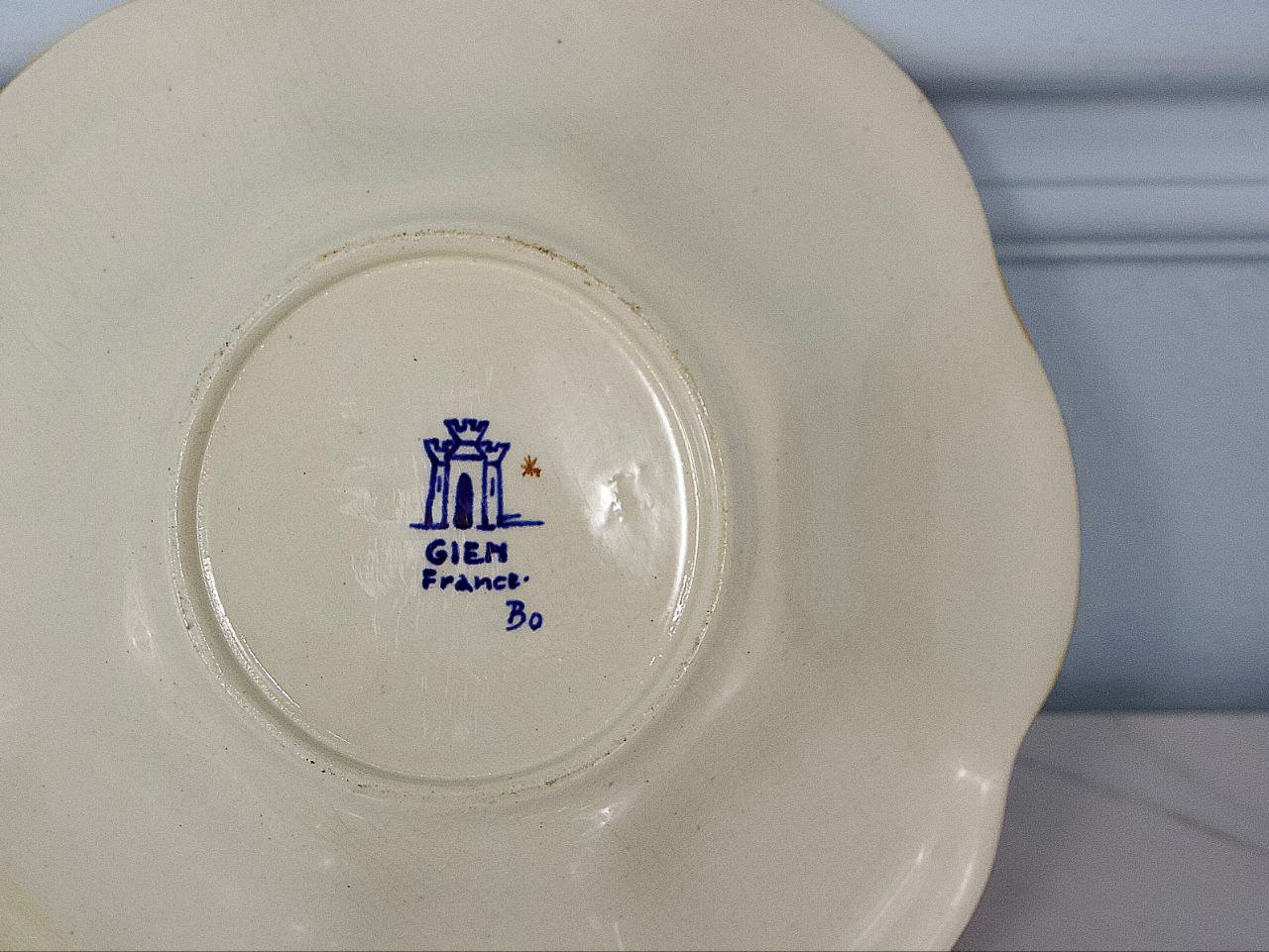 Вінтажна тарілка Gien „renaissance Ancienne“ Antik Salon